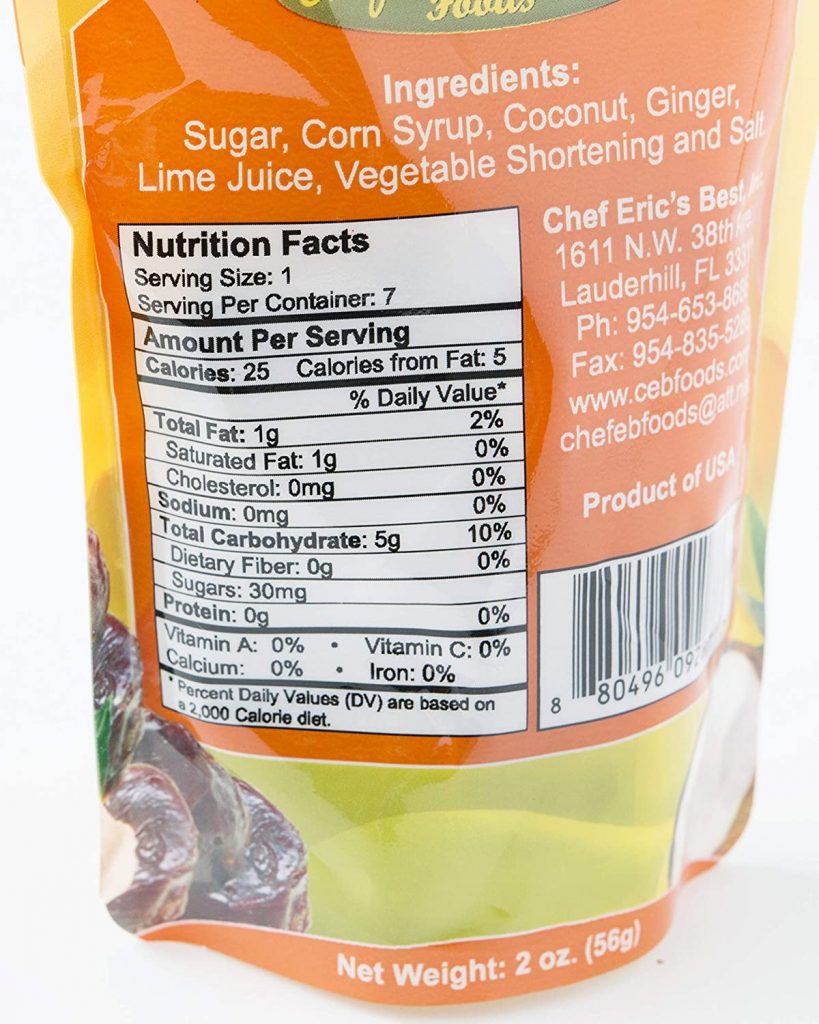 Chef Erics Coconut Ginger Busta Candy, Jamaican candy like Colombian ...